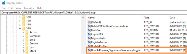 How To Enable Roaming Signatures in Outlook for Windows How To Enable Roaming Signatures in Outlook for Windows