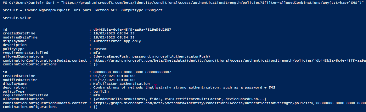 How To Use Filter With Microsoft Graph Powershell