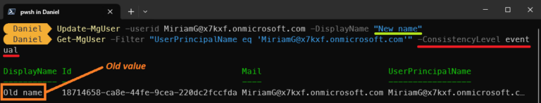 Understanding ConsistencyLevel Eventual with Microsoft Graph PowerShell Understanding ConsistencyLevel Eventual with Microsoft Graph PowerShell