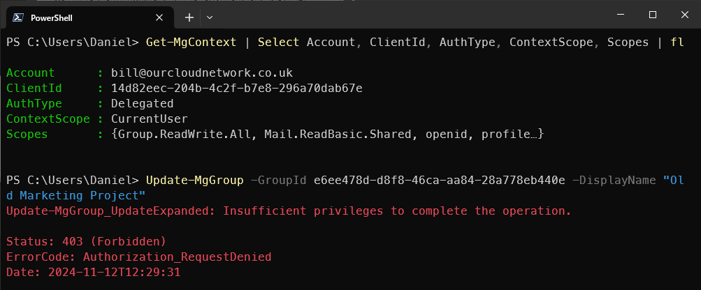 Graph permission scopes and delegate access in Microsoft Entra Graph permission scopes and delegate access in Microsoft Entra