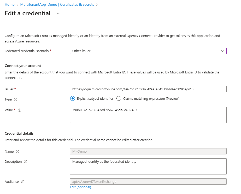 How to use Managed Identities for mutli-tenant app authentication
