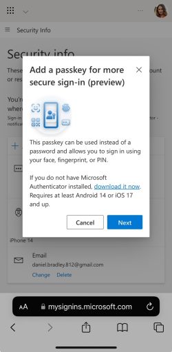How To Enable Passkeys For The Microsoft Authenticator App